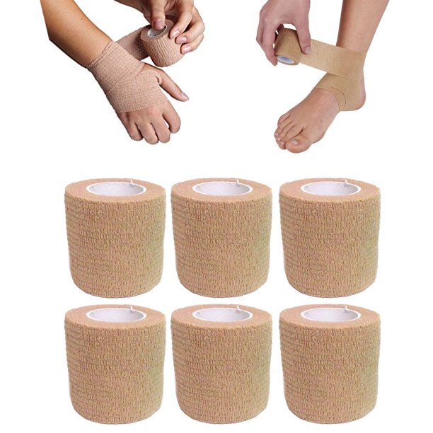 Cohesive cold bandage with strong elasticity for medical and sports use ...
