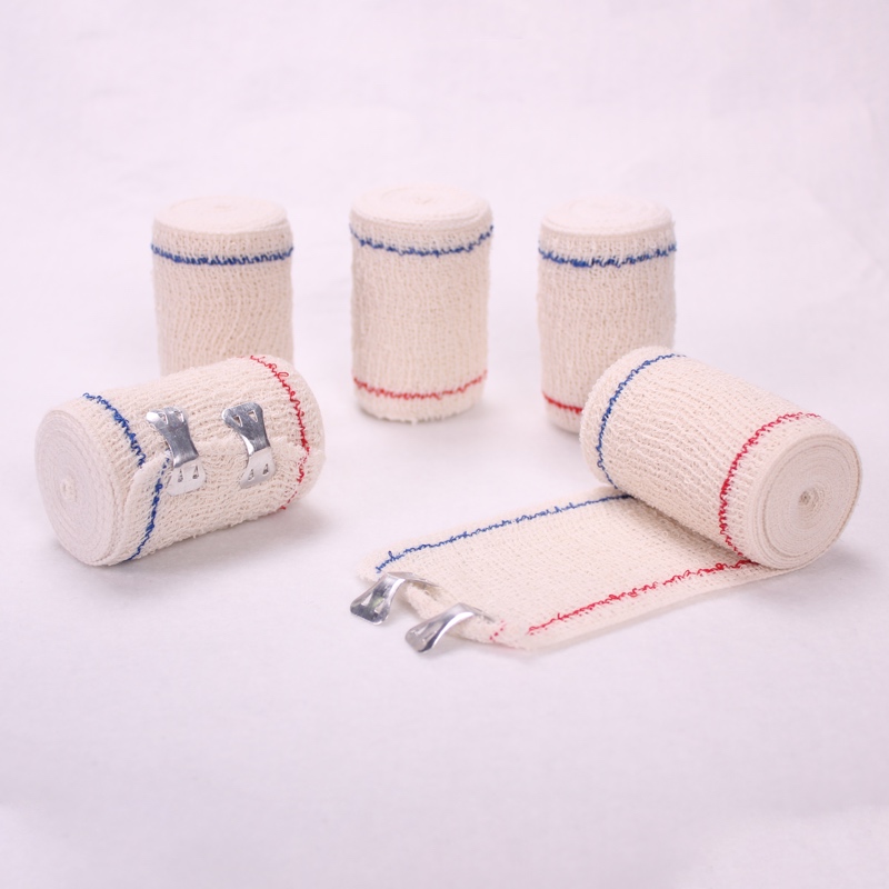 Elastic crepe bandages with spandex for hospital