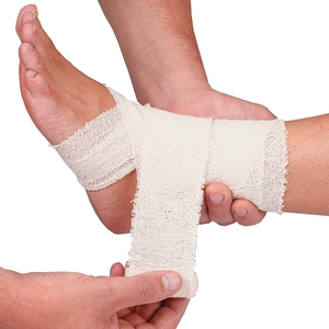 Elastic crepe bandages with spandex for hospital