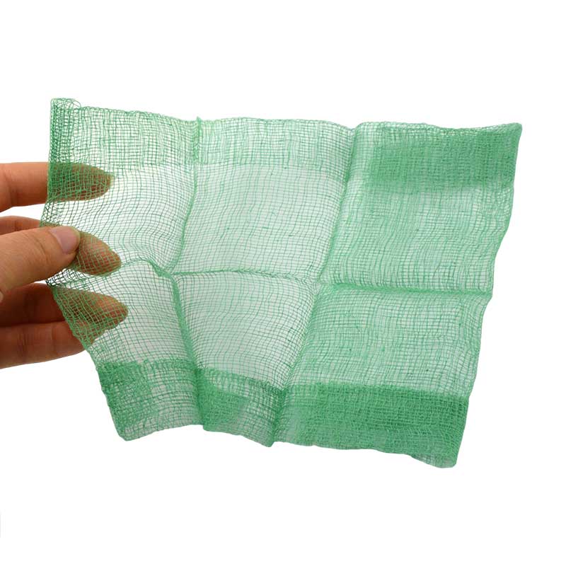 X-ray detectable non-sterilized green gauze