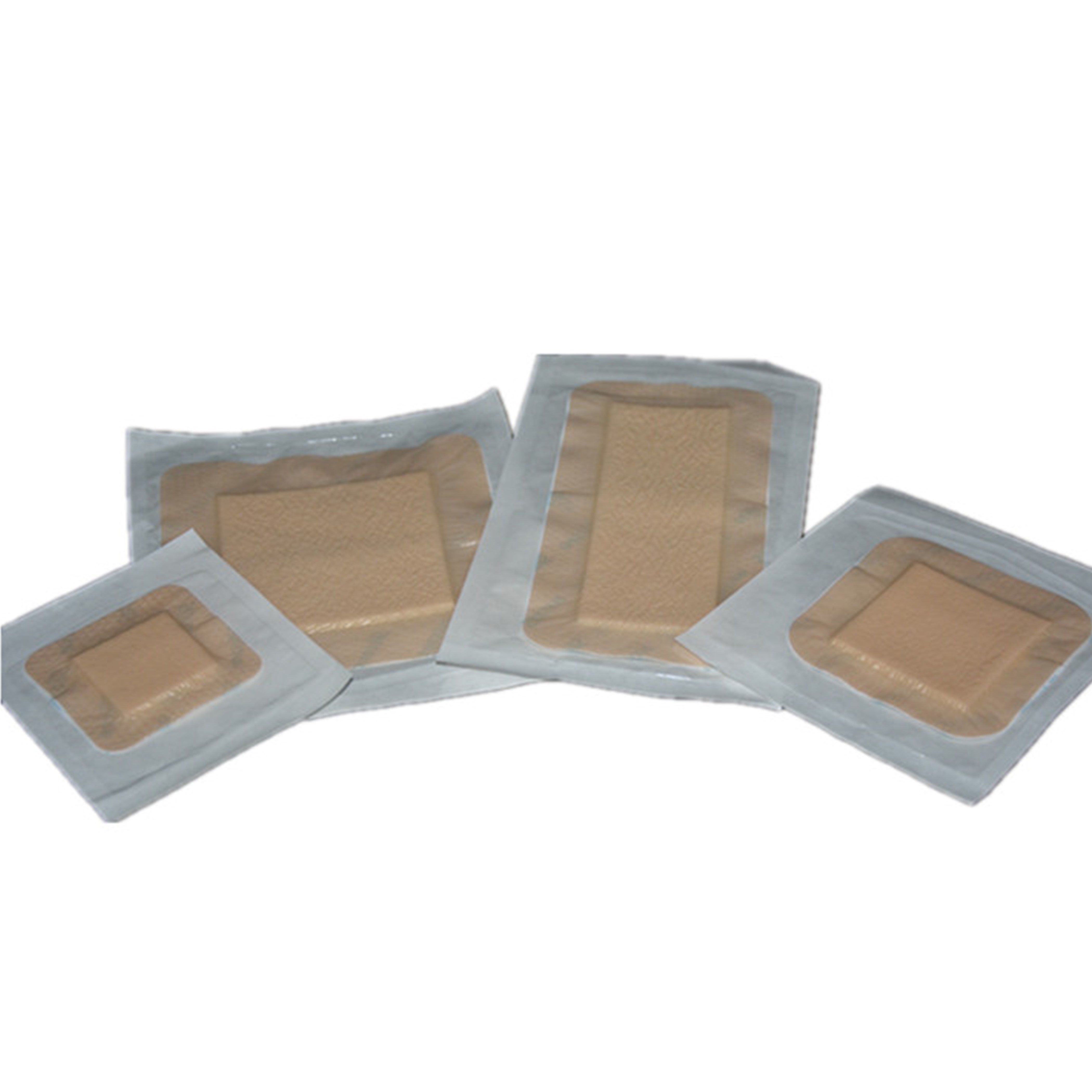 Silicone Foam Dressing High Absorbent Self-adherent Wound Dressing With ...