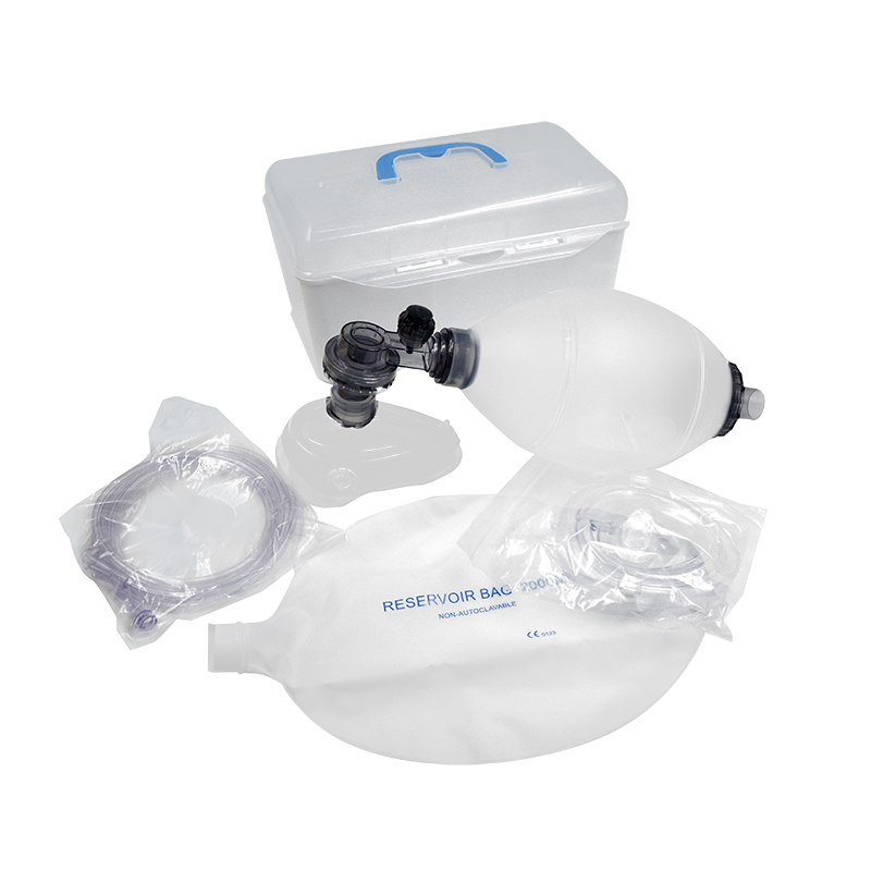 Liquid Silicone Manual Resuscitator Latex-free High Grade Medical Reusable