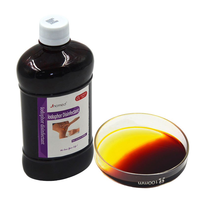 Iodine for disinfecting store