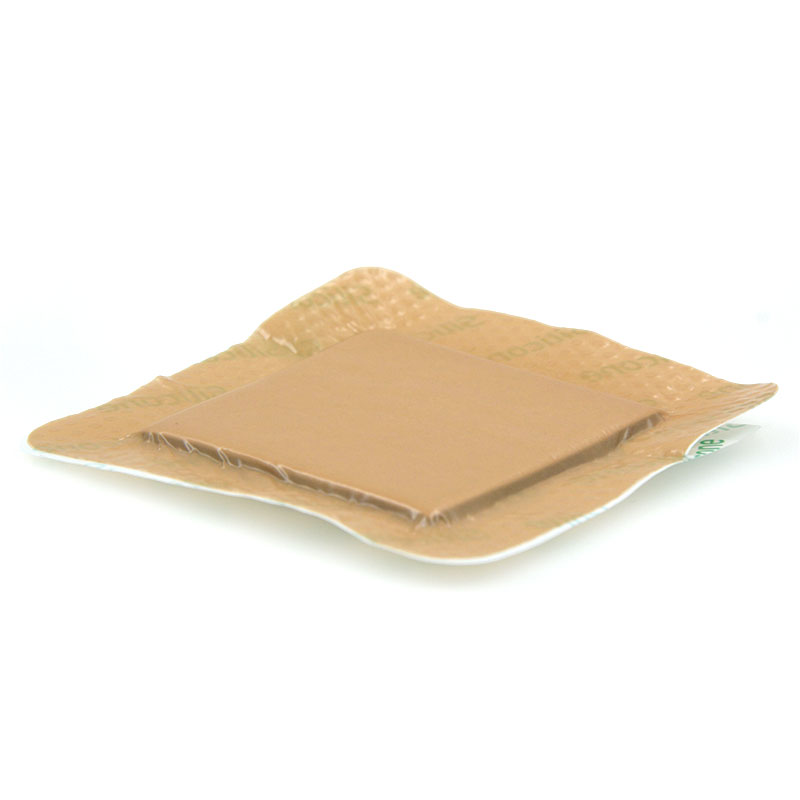 Silicone Border Dressing With Antimicrobial Silver AG Foam Dressing