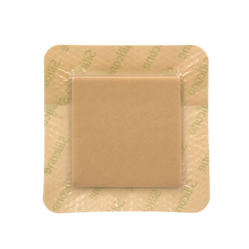Silicone Border Dressing With Antimicrobial Silver AG Foam Dressing