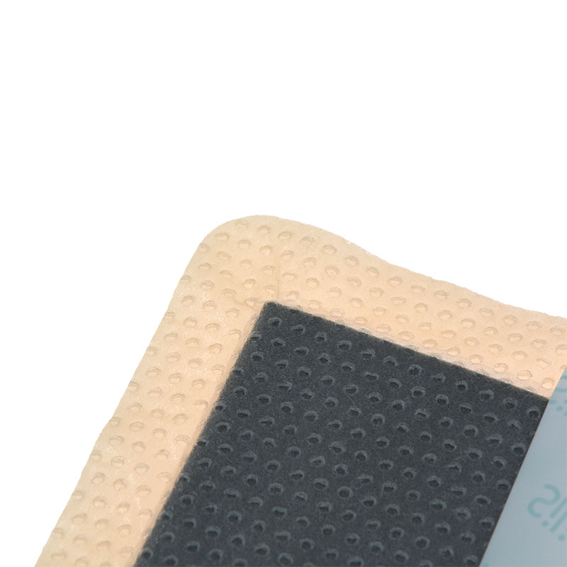 Silicone Border Dressing With Antimicrobial Silver AG Foam Dressing